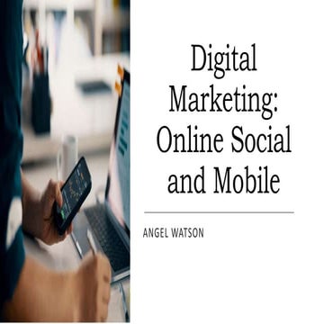 Digital social media marketing | PPT