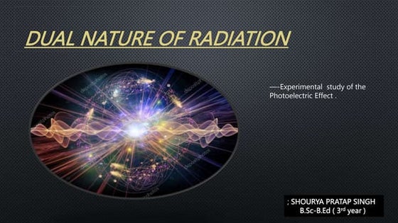 Dual nature of radiation and matter class 12 | PPTX