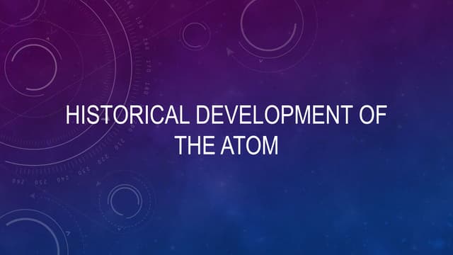 Development of-atomic-theory | PPTX