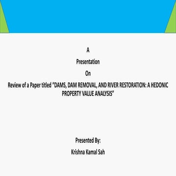 Hedonic Property Valuation Method Ppt