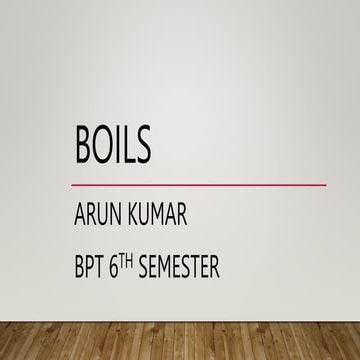 Boils | PPTX