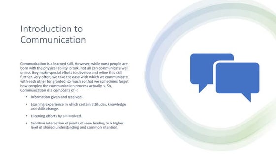 Communication skills class -X | PPTX