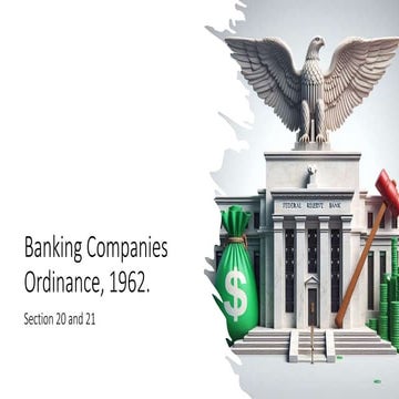 Banking Companies Ordinance, 1962 section 20 and 21.pptx