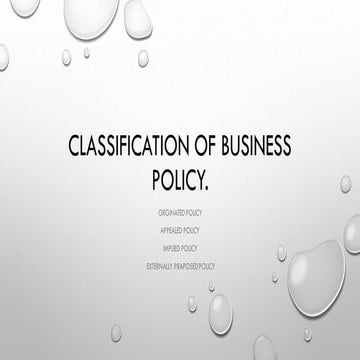 Business policy power point presention -bba | PDF
