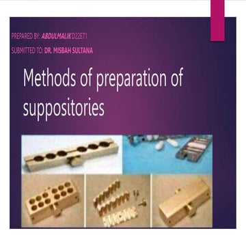Presentation Methods of preparation of suppositories .pptx