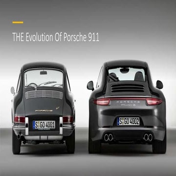 English German carPorsche 911 evolution .pptx | Luxury Cars | Auto Type