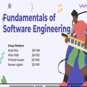 Software Engineering Project Sample Slide | PPTX