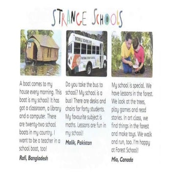 Schools Around The World Year 4 Comprehension Text.pptx