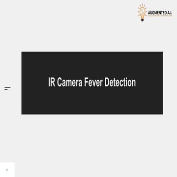 Fever Detection Using Ir Camera Using Machine Learning Ppt 5198