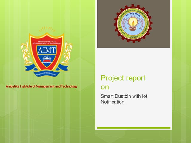 iot project Smart dustbin ppt.pptx