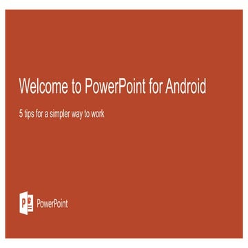 Presentation Powerpoint For Androidpptx Operating Systems Computer