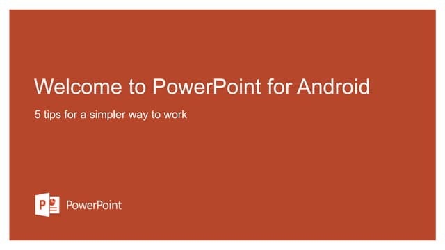 Presentation Powerpoint For Androidpptx Operating Systems Computer