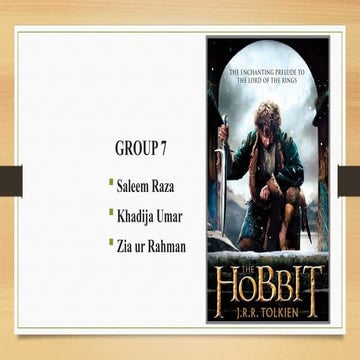 The Hobbit - Mapping Bilbo's Journey | PDF