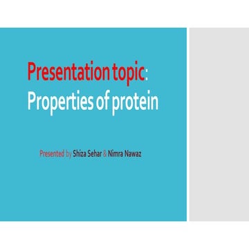 Presentation of protein properties and types.pdf