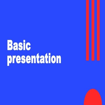 Presentation template to help others do slides | PPTX