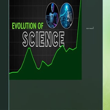 Evolution Of Science : Presentation ,ppt | PPTX