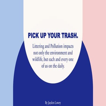 PICK UP YOUR TRASH (keep the world clean) | PPT