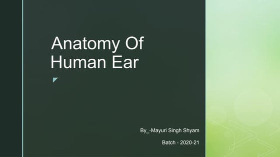 Ppt gr.3 ears | PPT | Ear, Nose and Throat Conditions | Diseases and ...