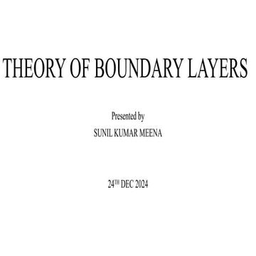 Presentation for boundary layer theory by sunil.pptx