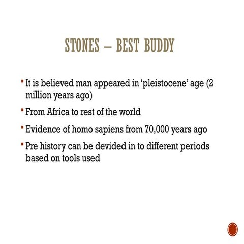 THE STONE AGE | PPT