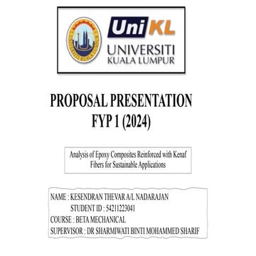 PRESENTATION PROPOSAL PRESENTATION FYP1 ANALYSIS OF EXPOXY.pptx