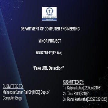 fake url detector project presentation.pdf