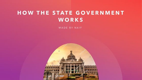 How State Government Works (Grade 7 - Civics) | PPSX | Elections | Politics