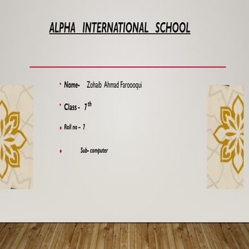 Presentation.pptx alpha international school | PPTX