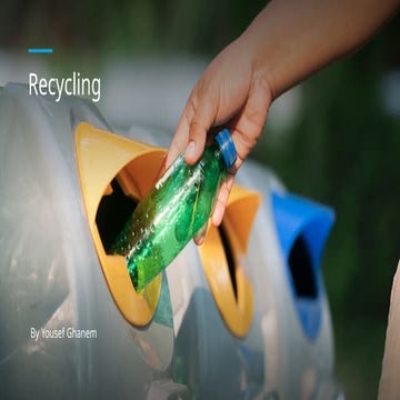 Recycle Project.pdf recycling project idea | PDF