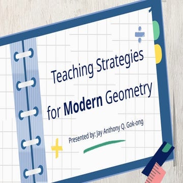 Presentation.pptx MODERN GEOMETRY TEACHING | PPTX