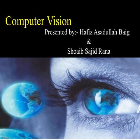 Computer vision and image processing bll | PPTX