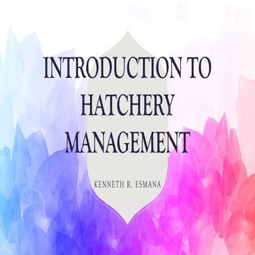 Efficient Aquaculture Hatchery Management: Best Practices And ...