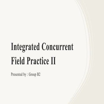 Field practice on the integrated concurrency.pptx