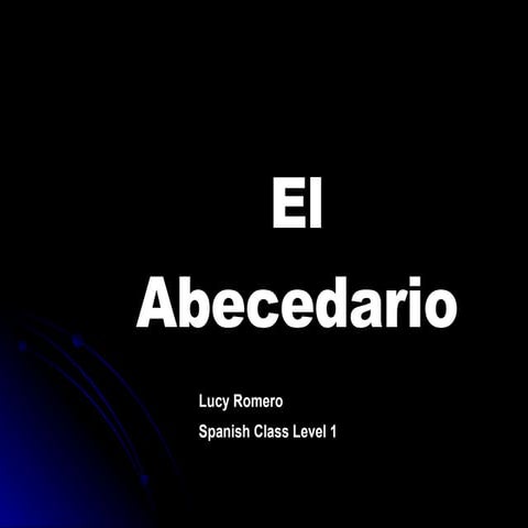 Presentation Abecedario | PPT