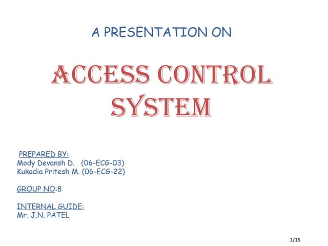 Password Based Door Lock System Using 8051 Microcontroller Final Report Docx