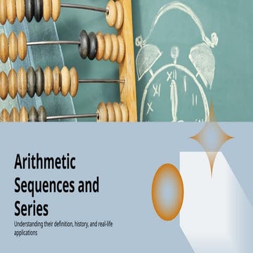 Presentation - Arithmetic Sequences and Series.pptx