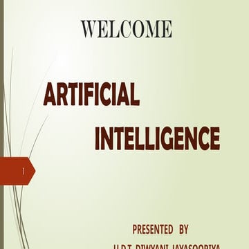 Presentation Artificial Intelligent Pptx