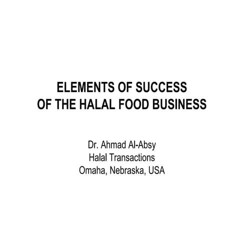 Halal Awareness | PPT