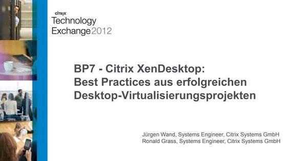 Citrix xenapp & xendesktop 7.5 training | PPT