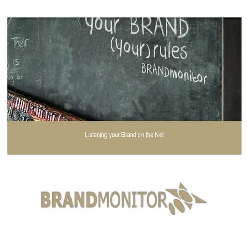 Brand monitor presentation | PDF | Marketing and Advertising | Business