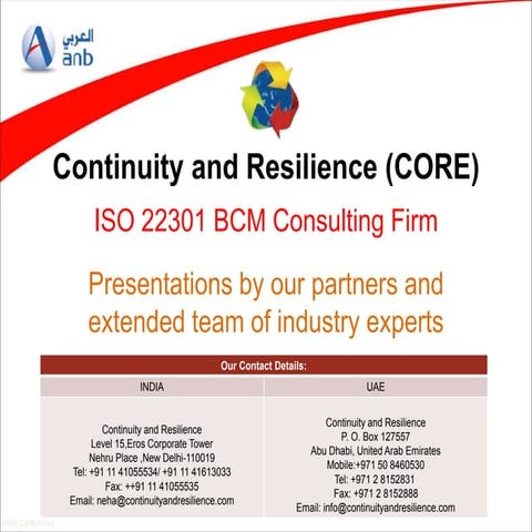 Effective BIA for optimum BCM Benefit | PPT