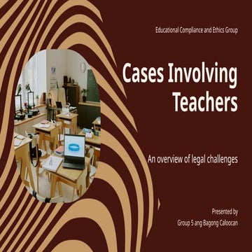 Presentation - Cases Involving Teachers.pptx