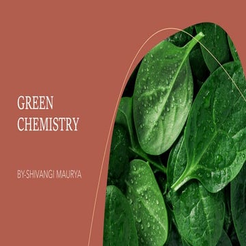 green chemistry | PDF