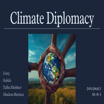 Cathy Campbell - Science Diplomacy | PPT