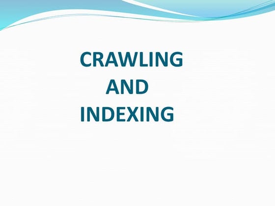 Difference Between Crawling, Indexing and Caching | PDF