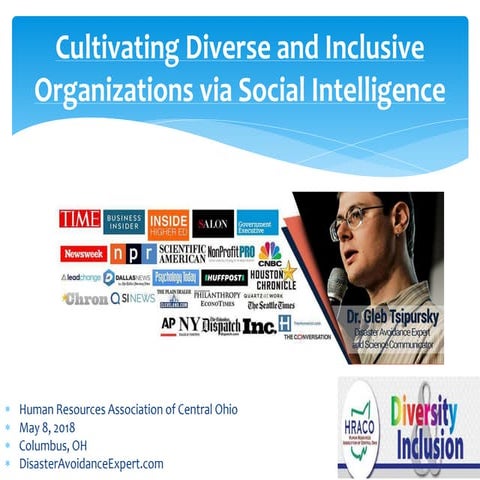 Cultivating Diverse and Inclusive Organizations via Social Intelligence | PPTX