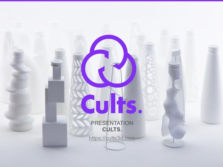 Presentation of Cults, the 3D Printing Marketplace.