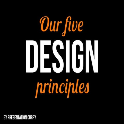 5 design principles | PPT