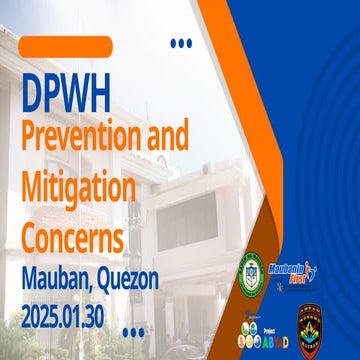 Flood Prevention and Mitigation Concerns for DPWH Projects in Mauban ...