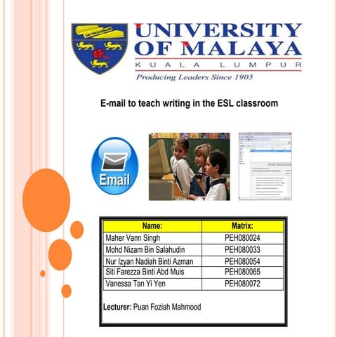 Presentation e-mail | PPT